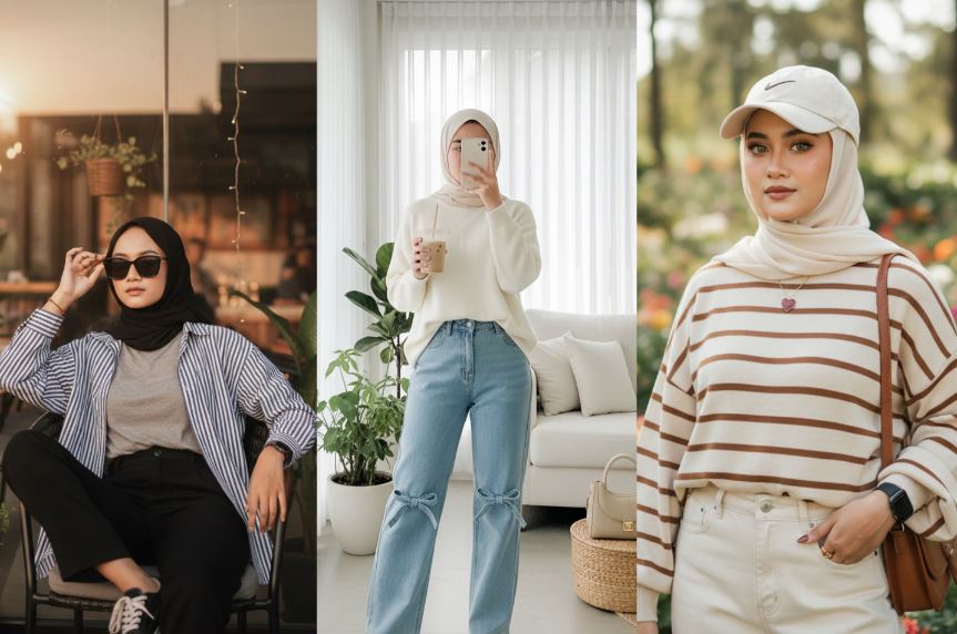 3 Ide Prompt Gemini AI Foto Wanita Berhijab, Natural dan Estetik Jadi Inspirasi OOTD Kekinian ...